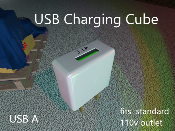 Second Life Marketplace - USB Charging Cube